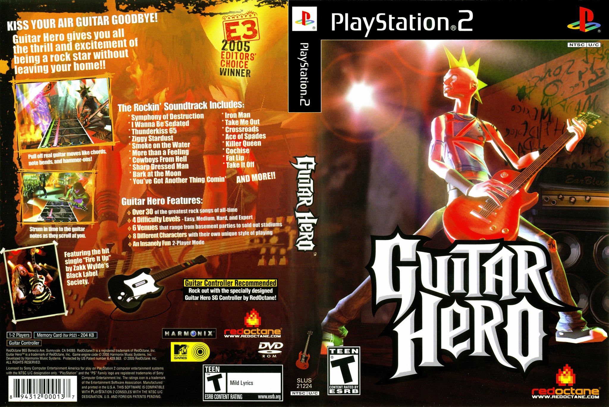 Guitar hero 1 ps2 store